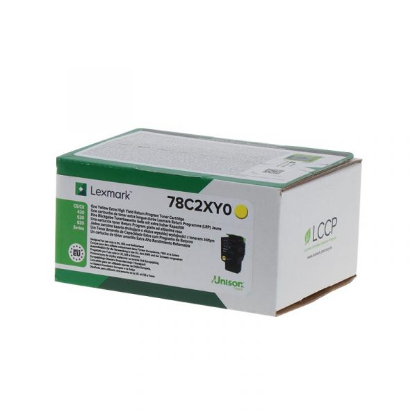 Lexmark 78C2XYE Gul Toner (Original) - Dia Copy